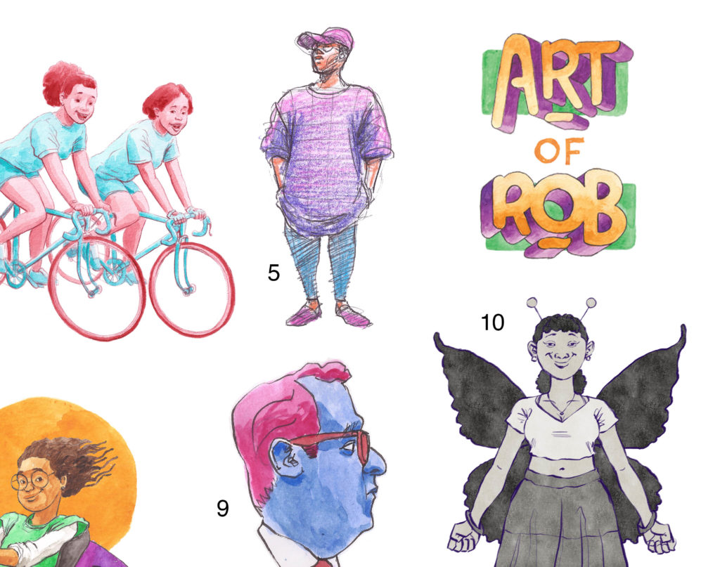 Character Collage 2022-2024 – Art of Rob