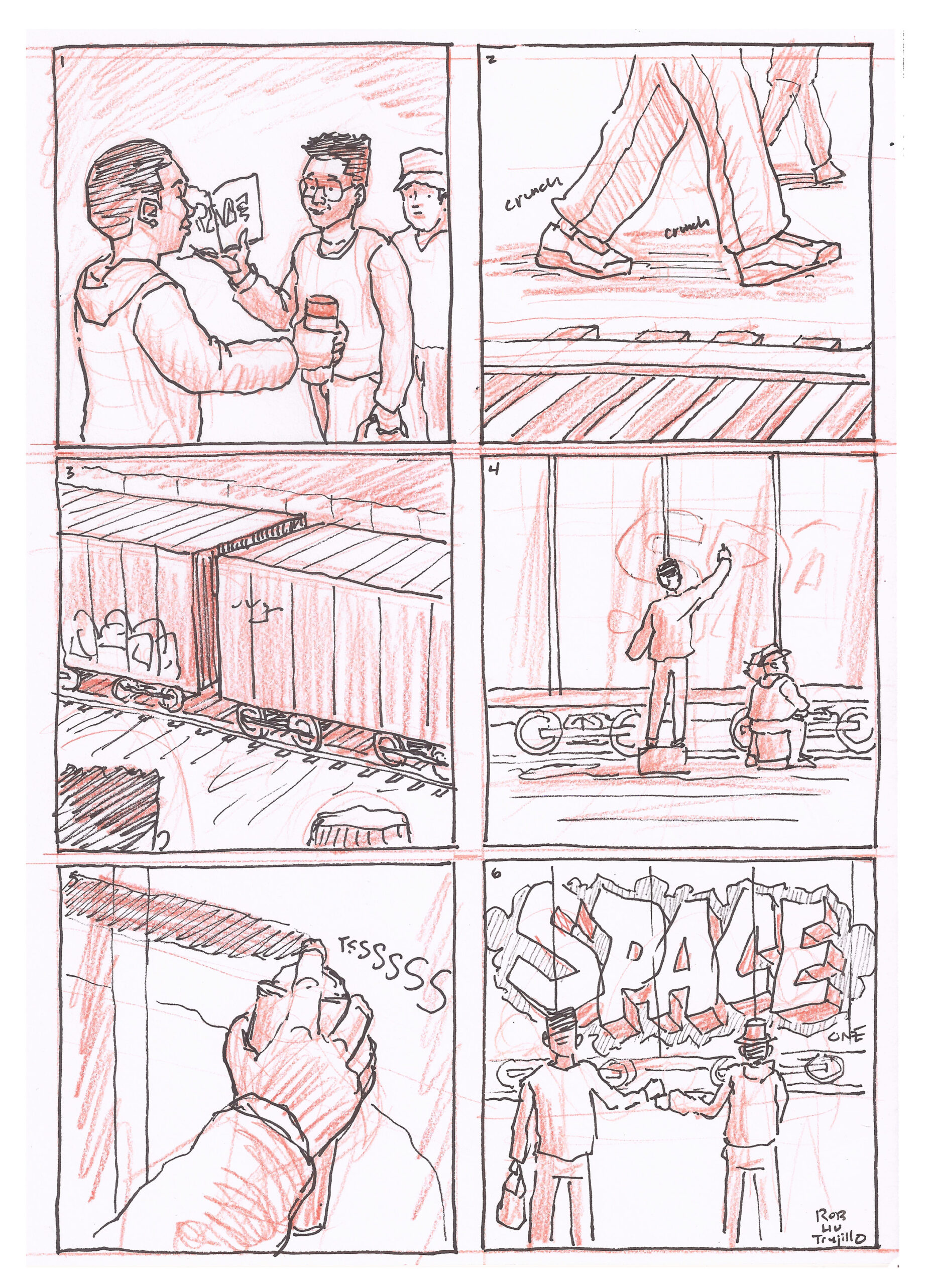 Mini comic 4-Space Graff – Art of Rob